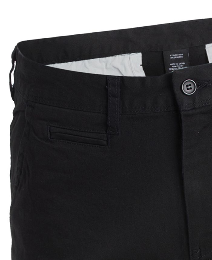 Galaxy By Harvic Men's 5 Pocket Flat Front Slim Fit Stretch Chino ...