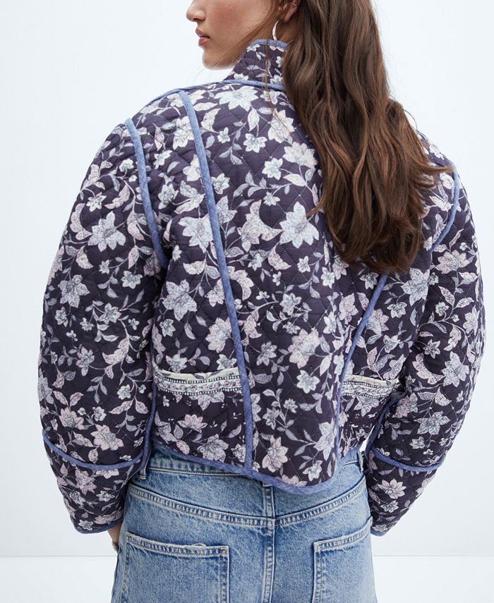 MANGO Women's Quilted Reversible Jacket - Macy's