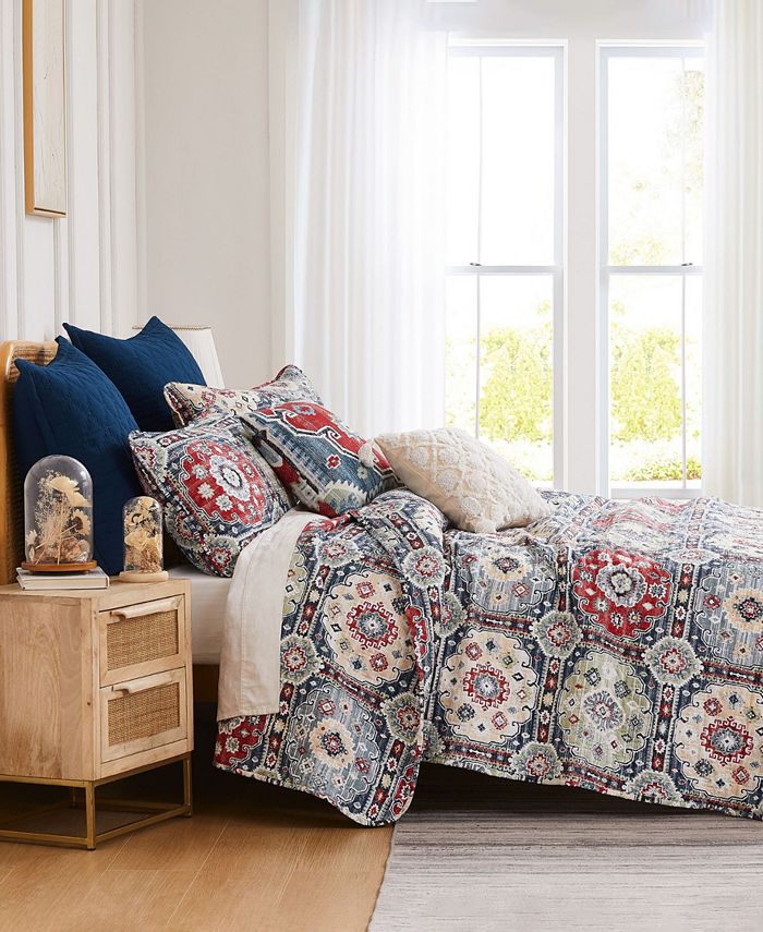 Southshore Fine Linens Kilim 7 Piece Quilt Set, King/California King ...