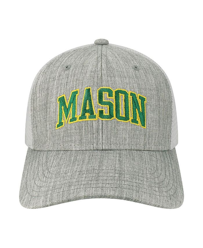 Legacy Athletic Men's Heather Gray, White George Mason Patriots Arch ...