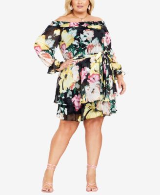 CITY CHIC Women's Athena Dress - Macy's