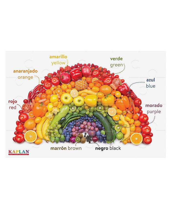 Kaplan Early Learning Colors - Los Colores - Bilingual Floor Puzzle ...