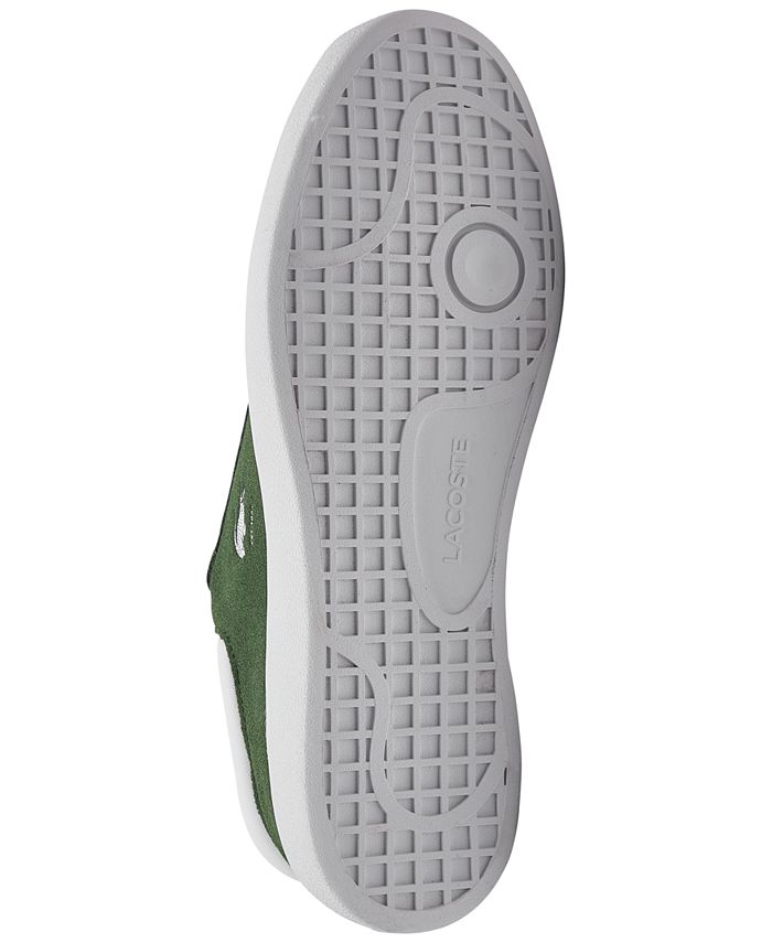 Lacoste Women's Baseshot Suede Casual Sneakers from Finish Line - Macy's