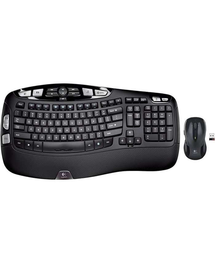 Logitech MK550 Wireless Wave Combo with Keyboard and Mouse - Macy's