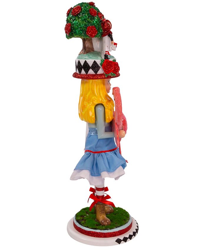 Kurt Adler 19" Hollywood Alice with Flamingo Nutcracker - Macy's