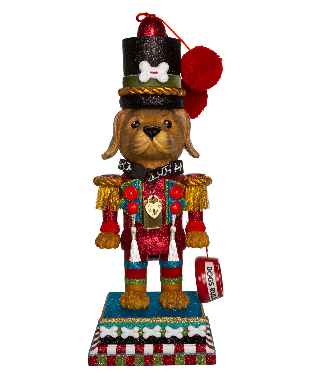 Click here for Kurt Adler 15 Hollywood Dogs Rule Nutcracker - Mul... prices