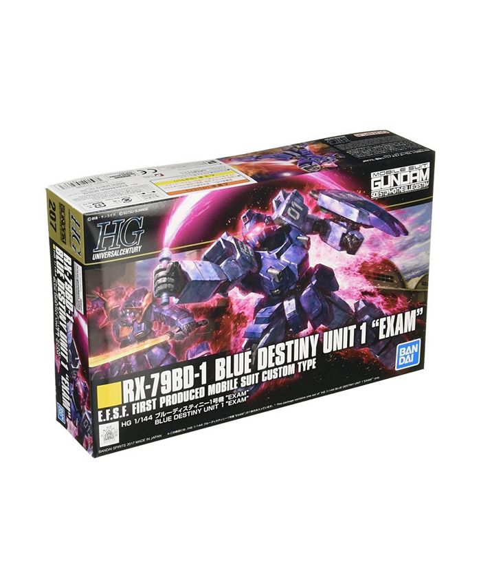 Bandai Gundam Blue Destiny Unit 1 EXAM HG Model Kit - Macy's