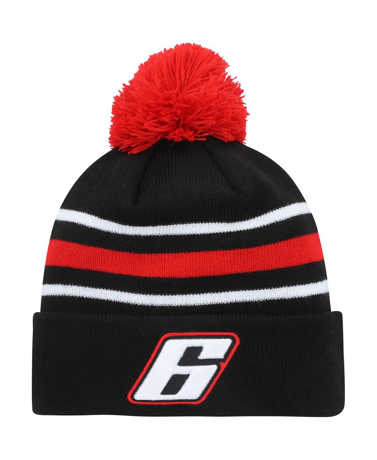 Click here for Mens New Era Black Brad Keselowski Cuffed Knit Hat... prices