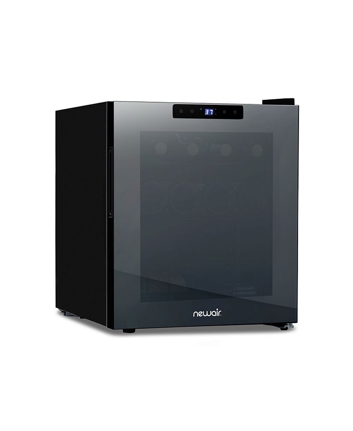 Newair Shadow Series Wine Cooler Refrigerator 16 Bottle, Freestanding ...
