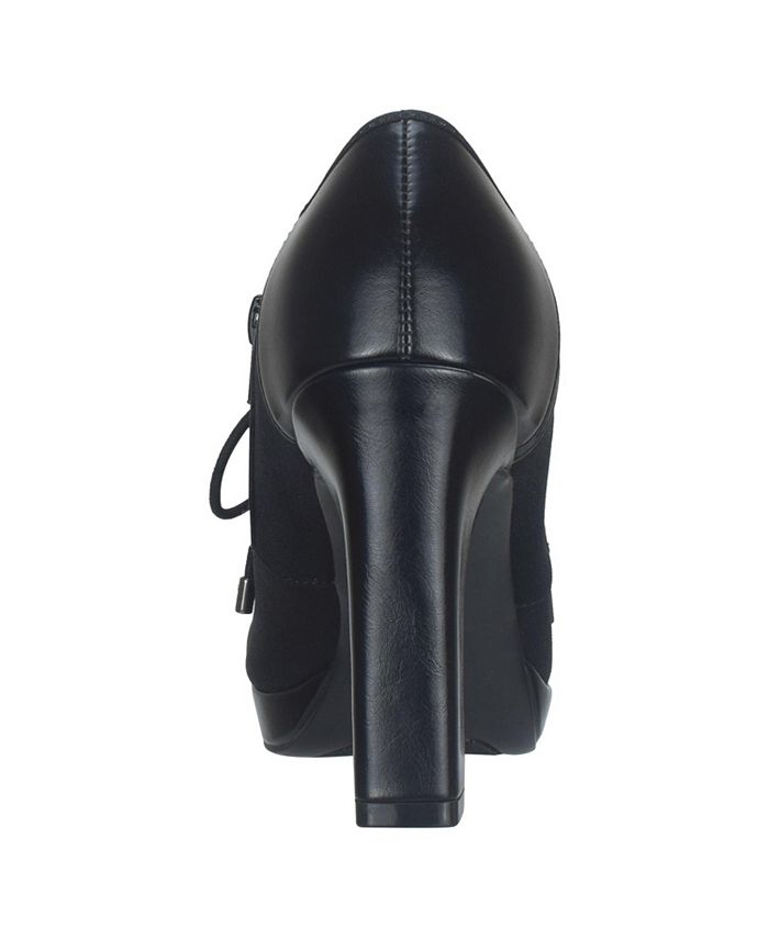 Impo Women's Olsen Stretch Lace Up Oxford Heeled Shooties - Macy's