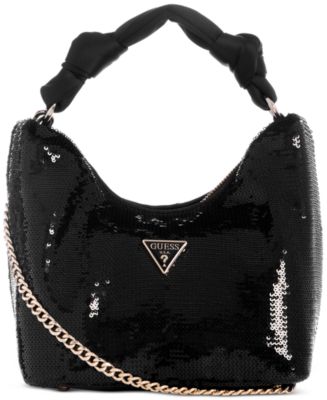 GUESS Velina Sequin Hobo - Macy's