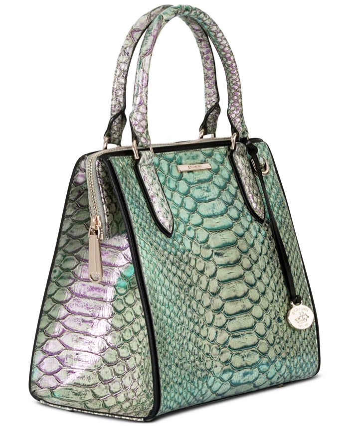 Brahmin Small Caroline Mulberry Potion Cimorene Leather Satchel - Macy's