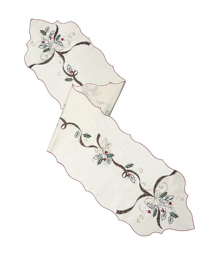Lenox Holiday Nouveau Table Runner 14" x 72'' - Macy's