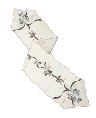 Lenox Holiday Nouveau Table Runner 14" x 72'' - Macy's