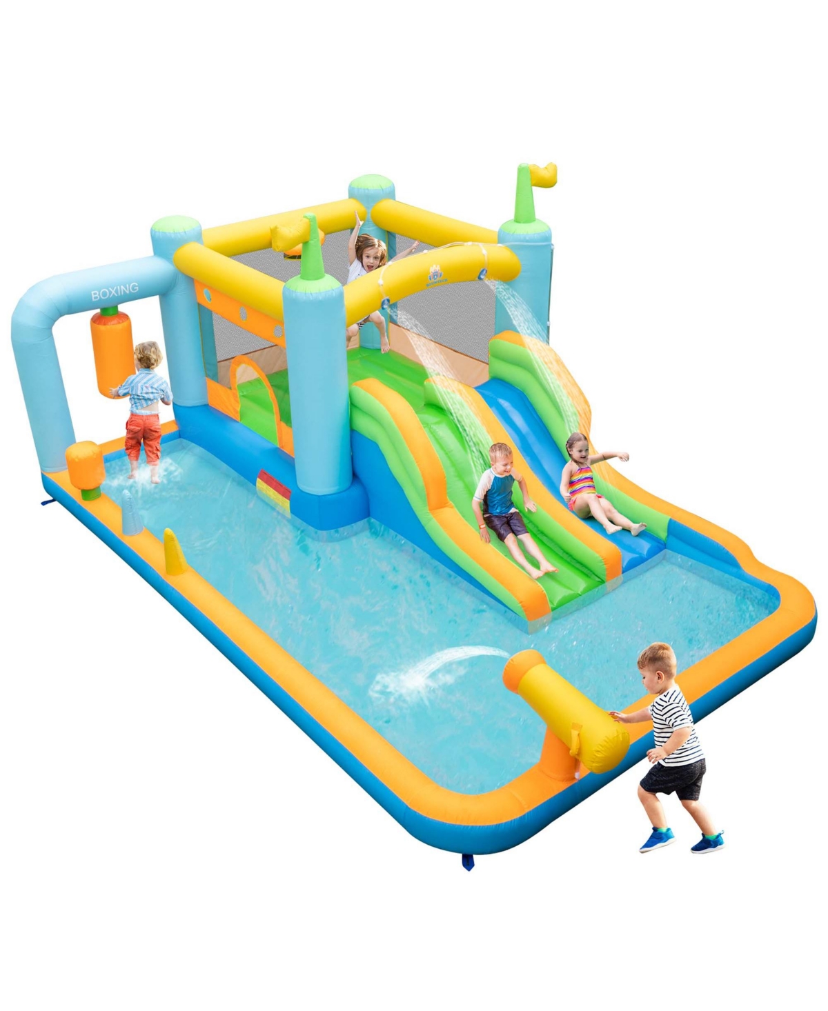 Click here for Inflatable Water Slide Giant Kids Bounce House Par... prices