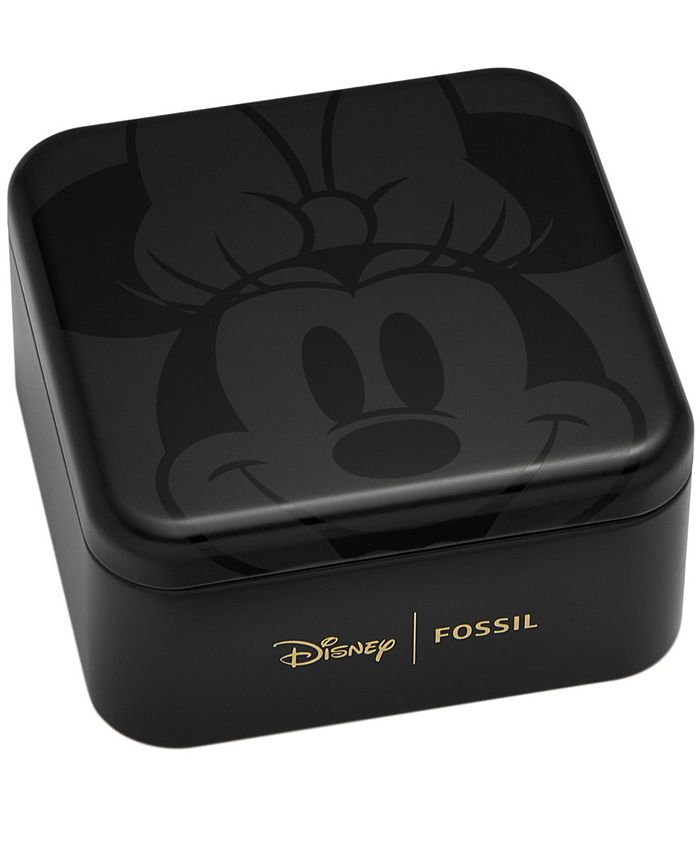 Fossil Disney x Fossil Special Edition Women's Clear Crystal and Gold ...