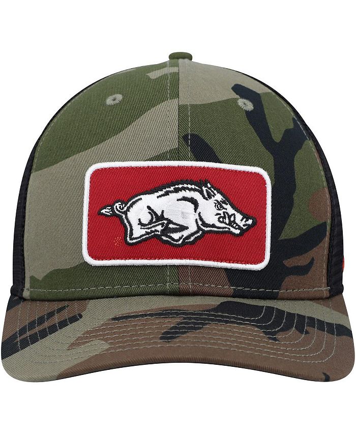 Nike Men's Camo, Black Arkansas Razorbacks Classic99 Trucker Snapback ...