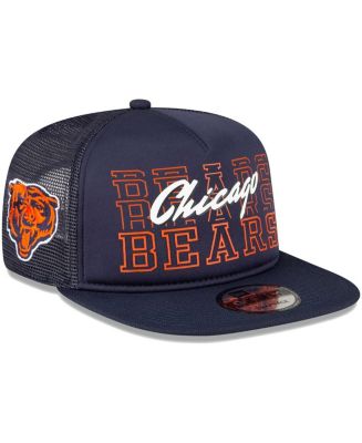 New Era Men's Navy Chicago Bears Instant Replay 9FIFTY Snapback Hat ...
