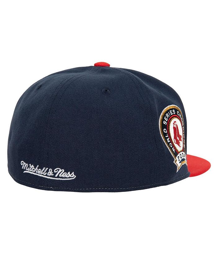 Mitchell & Ness Men's Red Boston Red Sox Bases Loaded Fitted Hat - Macy's