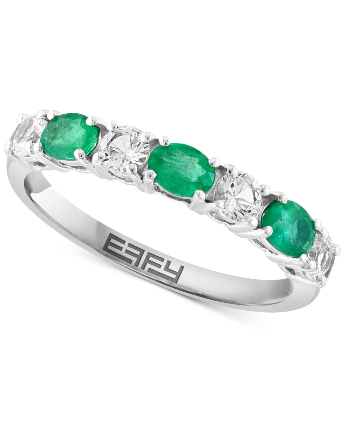 Click here for Effy Blue & White Sapphire (1-1/10 ct. t.w.) Band... prices