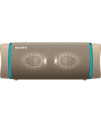 Sony XB33 Extra Bass Portable Bluetooth Speaker - Taupe - Macy's
