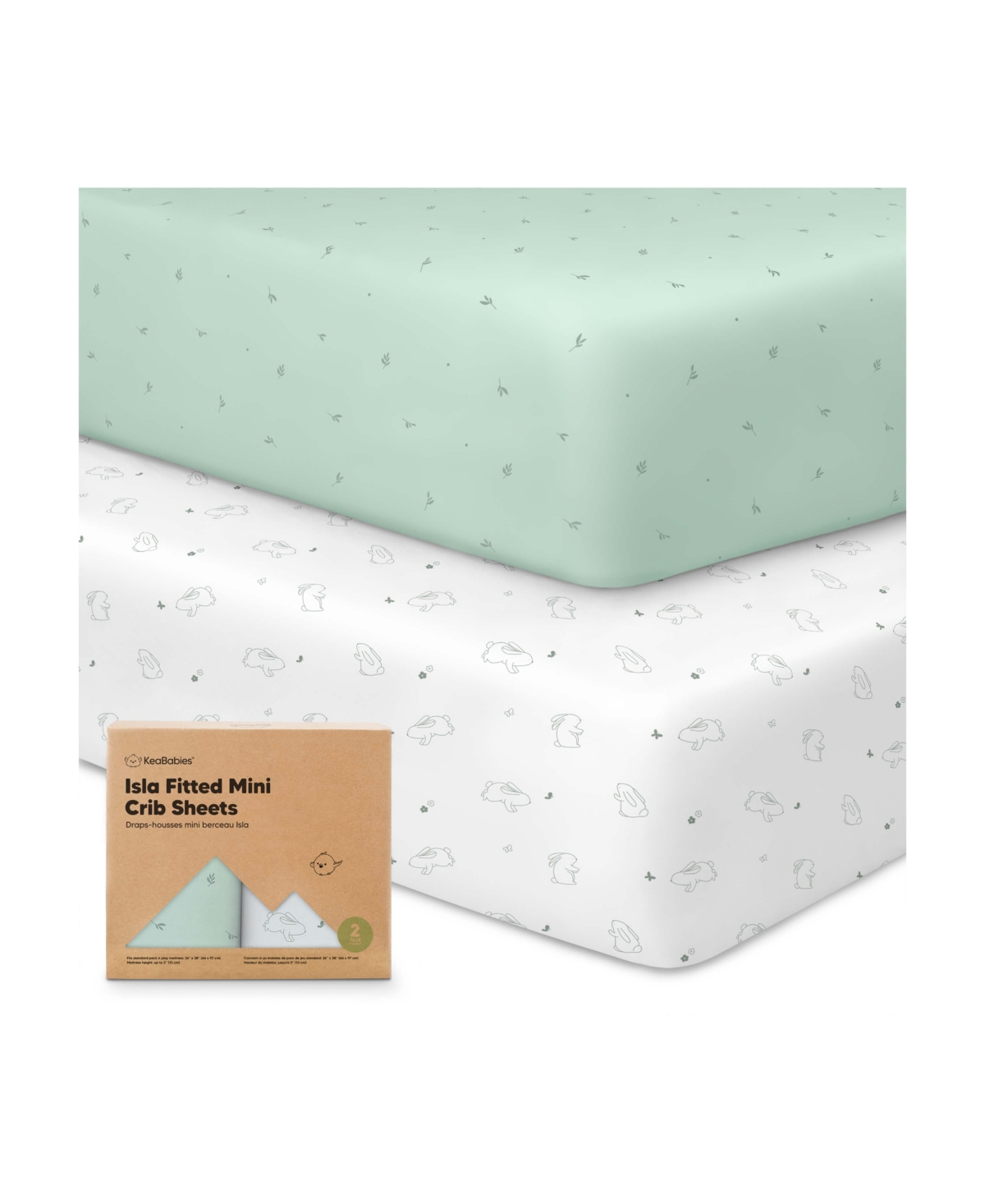 Click here for KeaBabies 2-Pack Mini Crib Sheets  Pack and Play S... prices