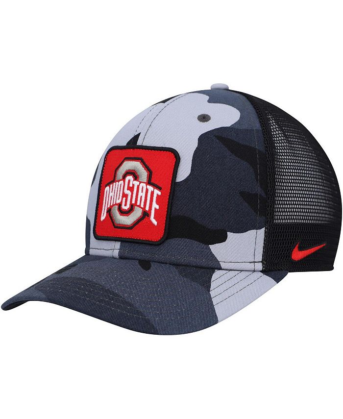 Nike Men's Camo, Black Ohio State Buckeyes Classic99 Trucker Snapback ...