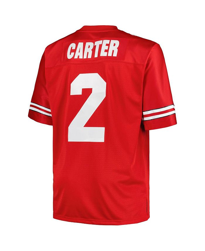 Mitchell & Ness Men's Cris Carter Scarlet Ohio State Buckeyes Big and ...