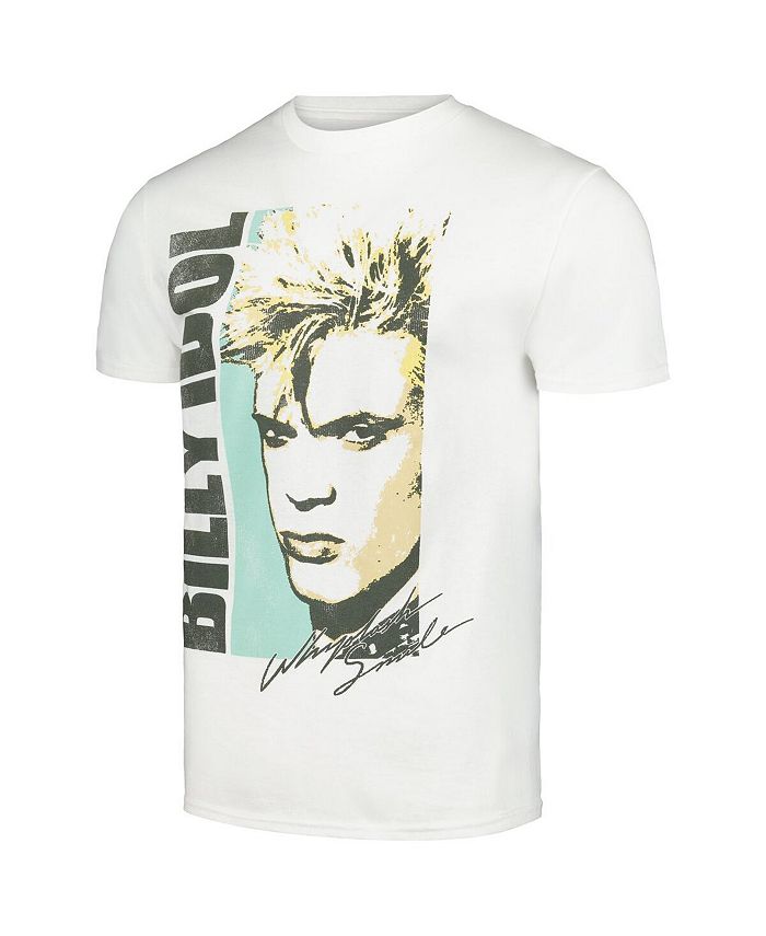 Manhead Merch Men's White Billy Idol T-shirt - Macy's