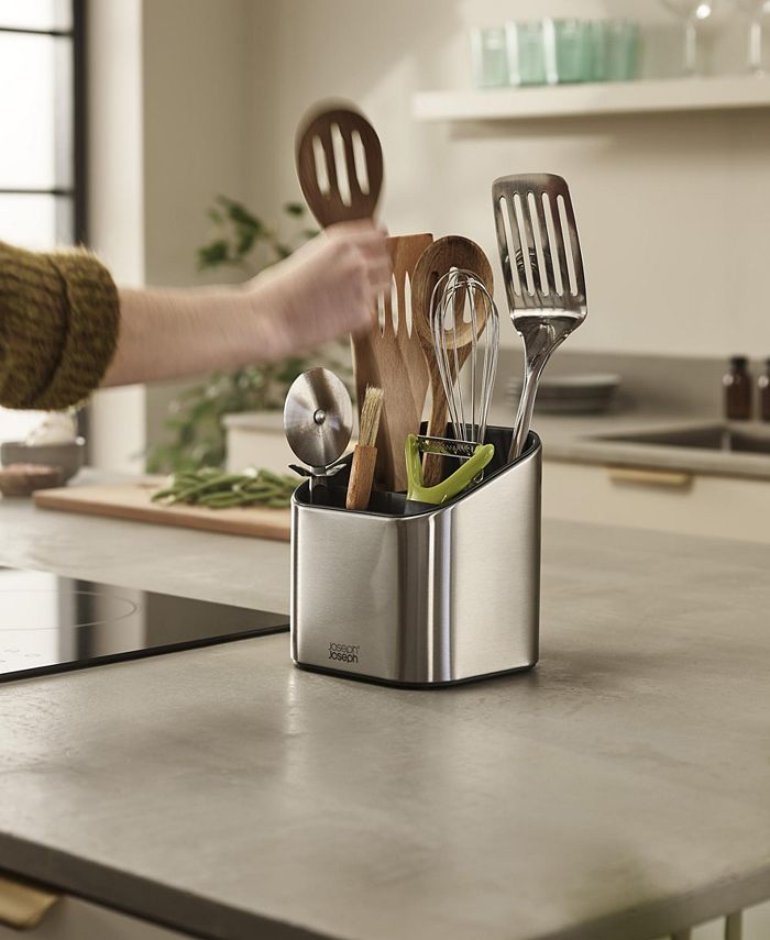 Joseph Joseph Surface Stainless-Steel Utensil Pot - Macy's