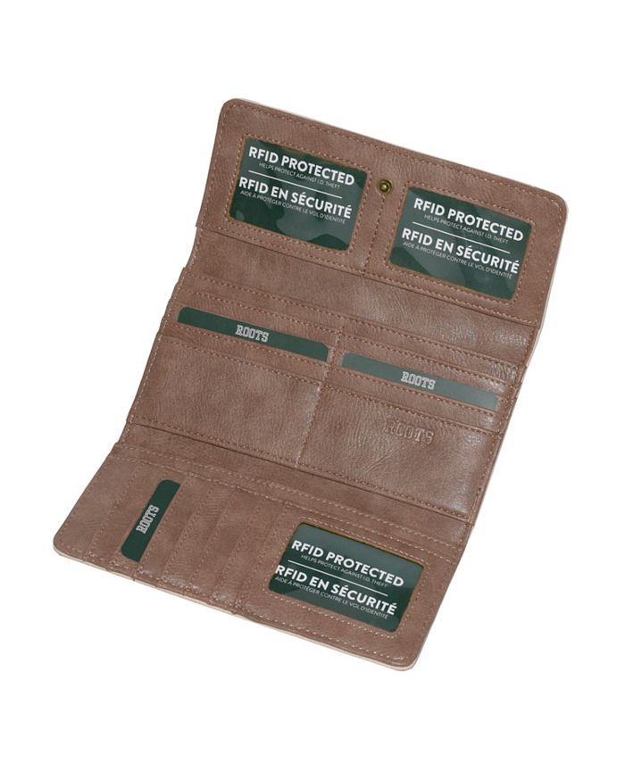 ROOTS Ladies Slim Clutch Wallet - Macy's