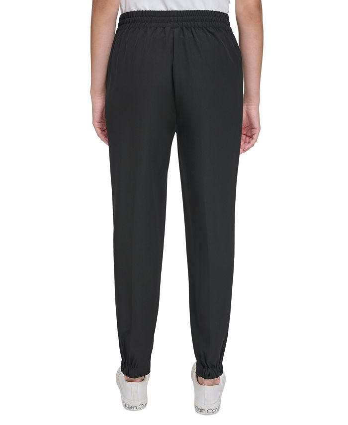 Calvin Klein Women's Drawstring-Waist Pull-On Pants - Macy's