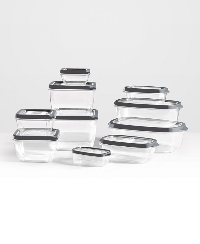 Art & Cook 20-Pc. Vented Plastic Food Storage Set - Macy's