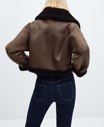 MANGO Women's Short Double-Sided Jacket - Macy's
