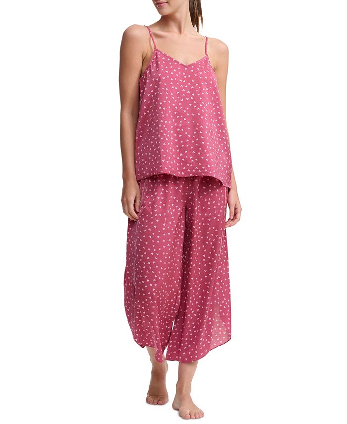 Splendid Women's 2-Pc. Printed Cropped Pajamas Set - Macy's