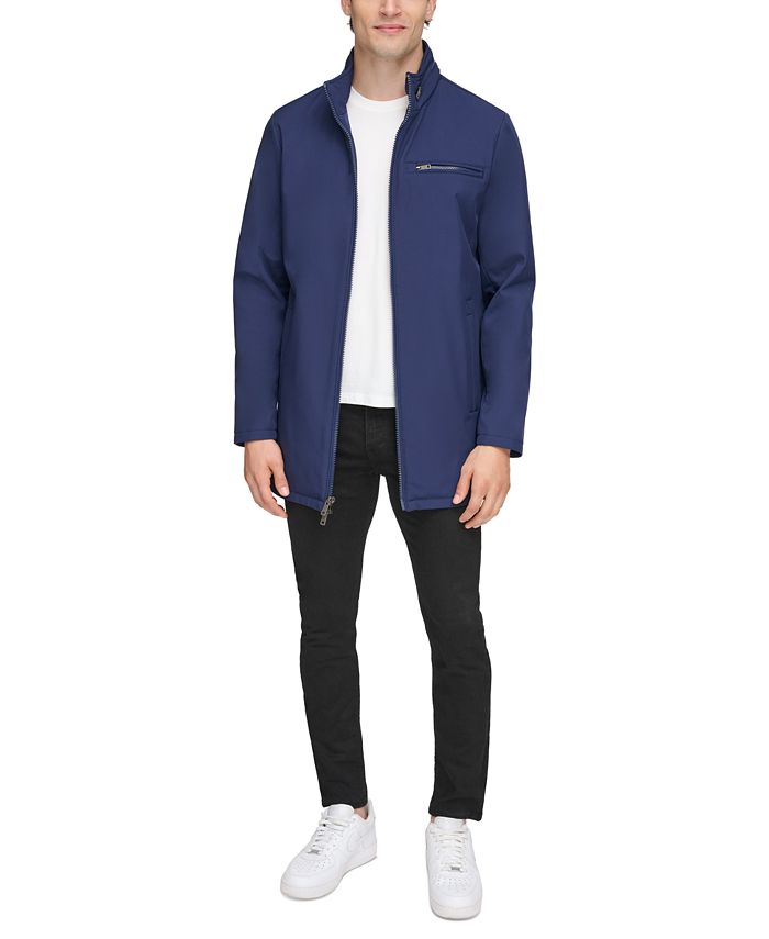 Kenneth Cole Men's Hidden-Hood Full-Zip Jacket - Macy's