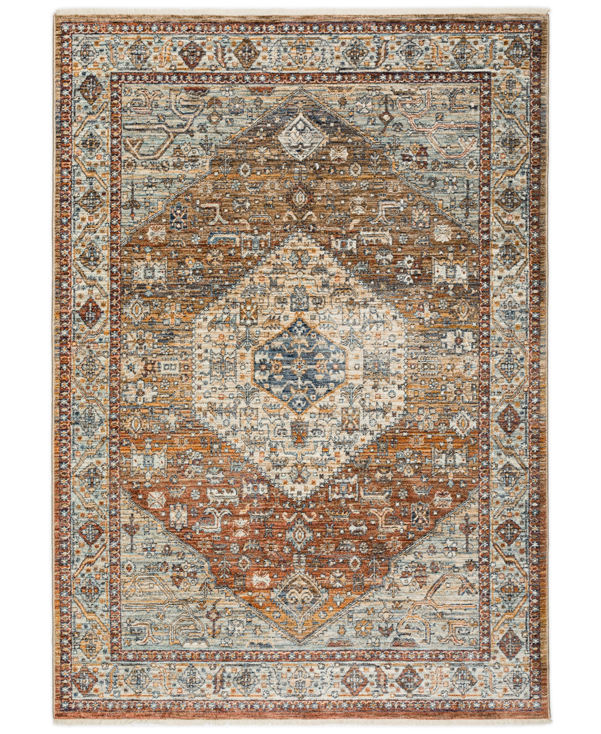 Click here for Dalyn Bergama BE1 3 x 5 Area Rug - Paprika prices