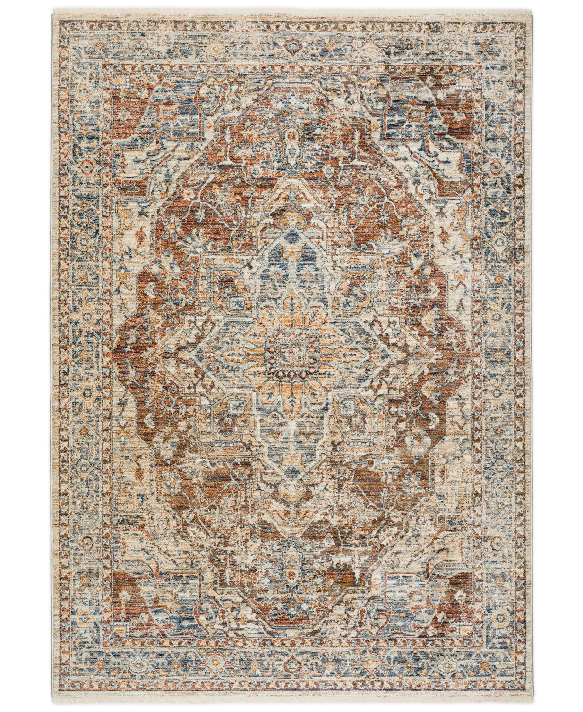 Click here for Dalyn Bergama BE9 3 x 5 Area Rug - Orange prices