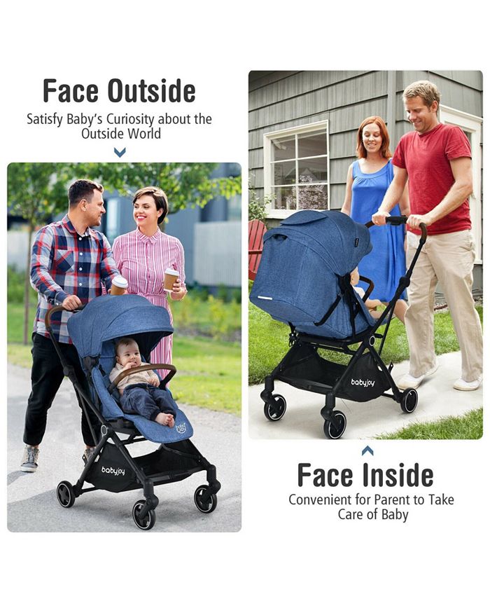 Slickblue 2-in-1 Convertible Aluminum Baby Stroller with Adjustable ...