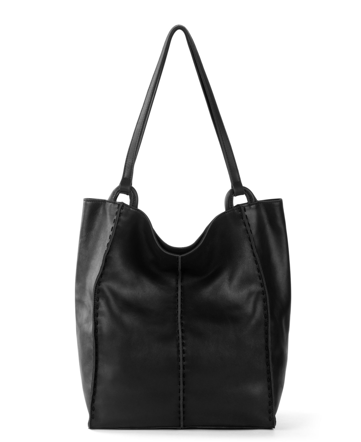 Click here for The Sak Los Feliz Leather Tote - Black prices