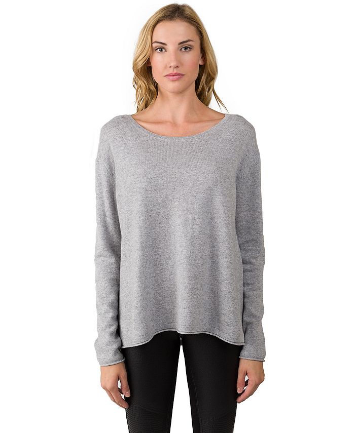 JENNIE LIU Women's J CASHMERE 100% Cashmere Dolman Sleeve Pullover High ...