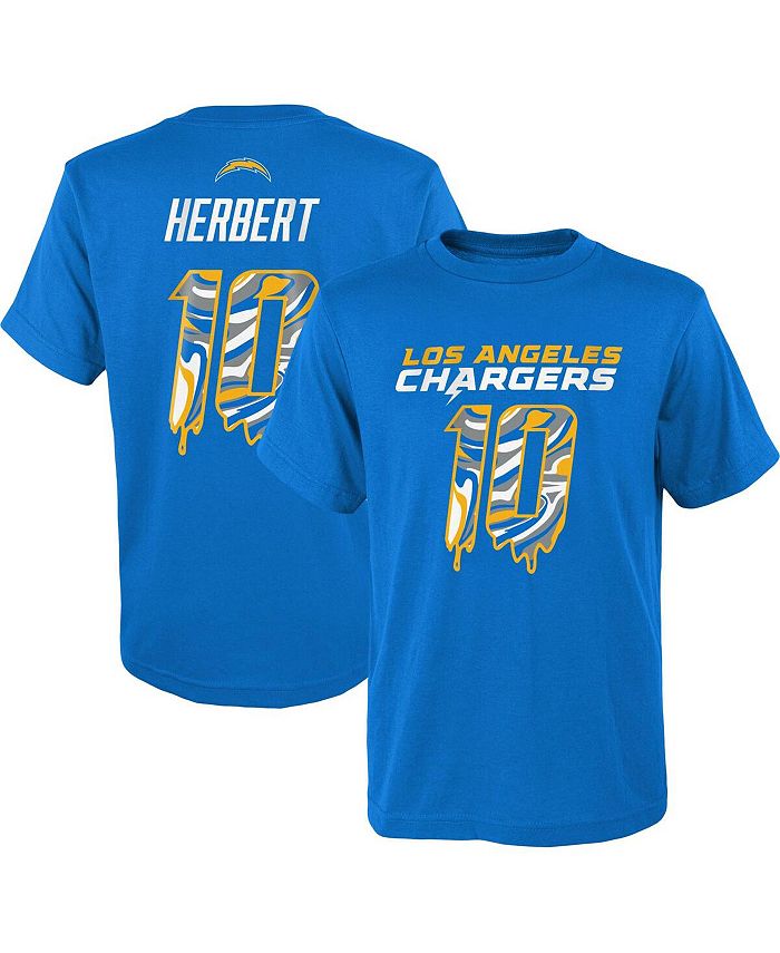 Outerstuff Big Boys Justin Herbert Powder Blue Los Angeles Chargers ...