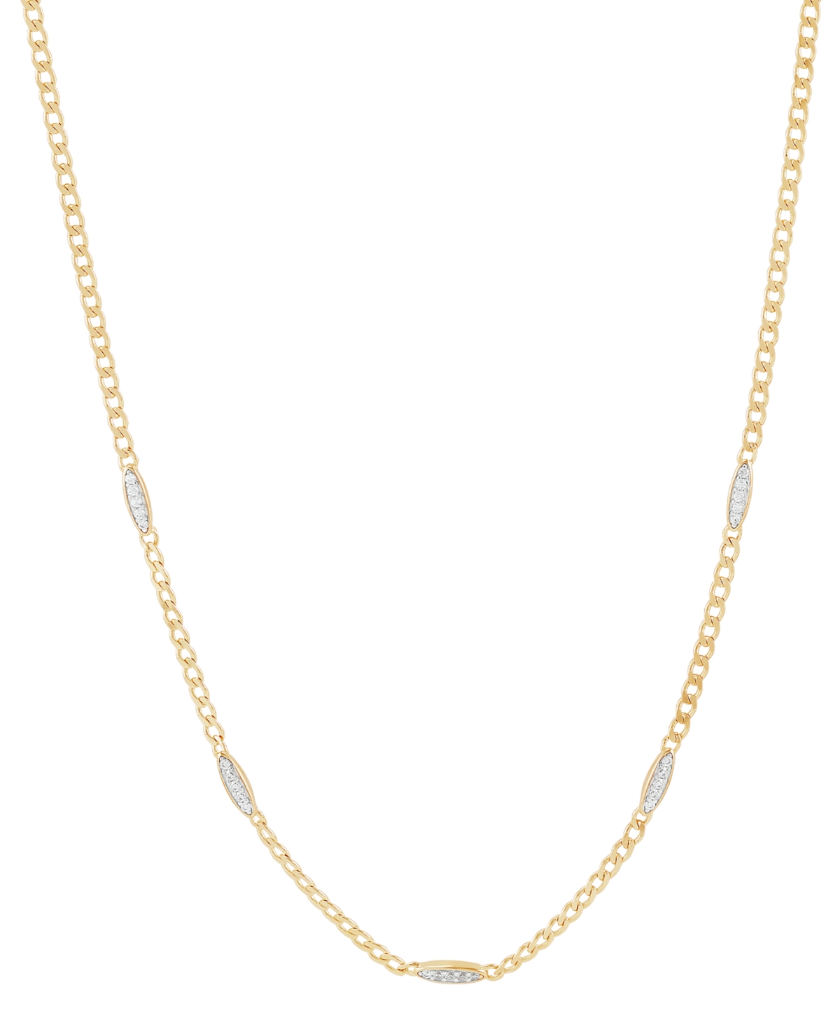 Click here for Diamond Mini Cluster Station 18 Collar Necklace (1... prices