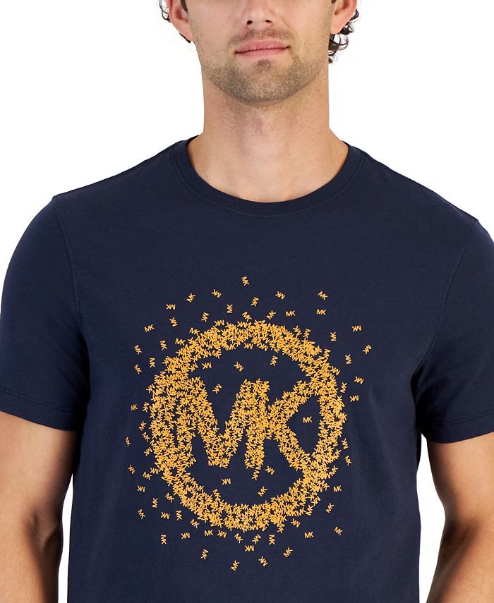 Michael Kors Men's Short Sleeve Scattered Logo Graphic T-Shirt - Macy's
