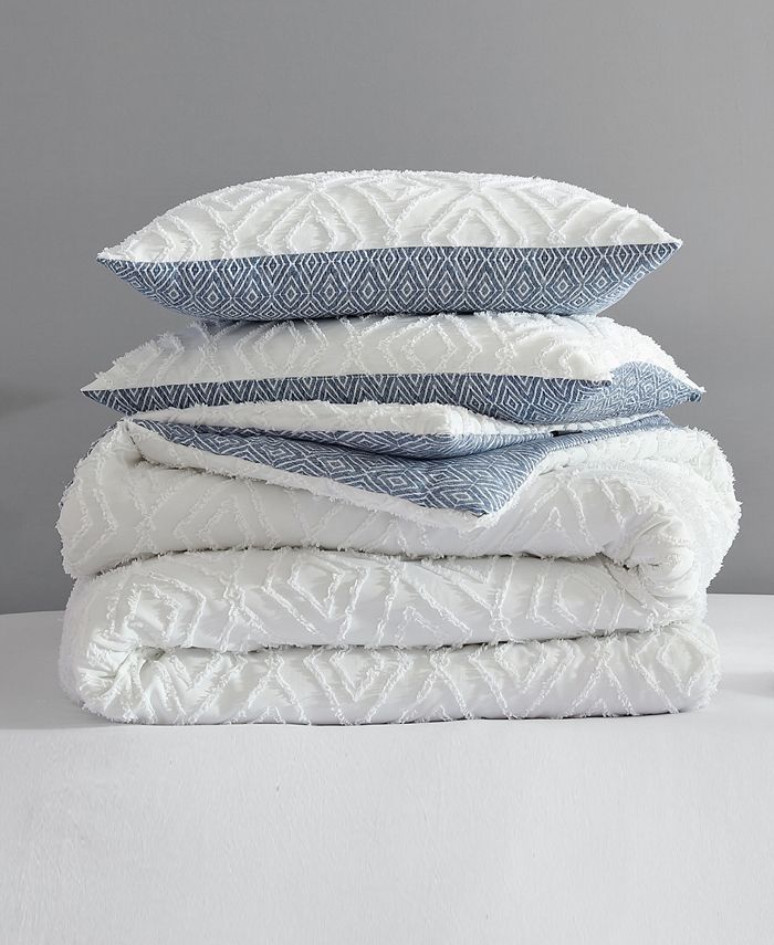 French Connection Hanwell 3-Pc. Comforter Set, Full/Queen - Macy's