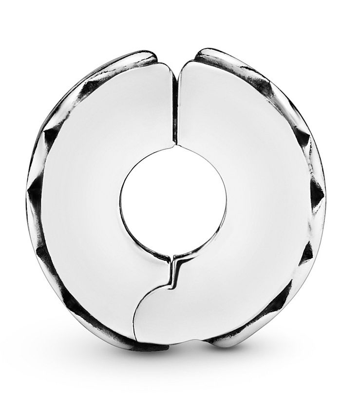 Pandora Sterling Silver Band of Hearts Clip Charm - Macy's