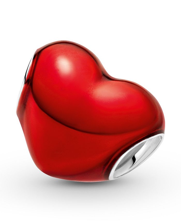 Pandora Sterling Silver Heart Charm - Macy's