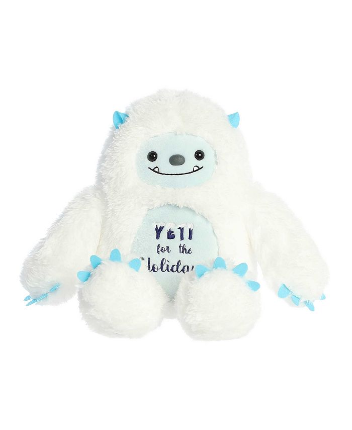 Aurora Medium Yeti For The Holidays JUST SAYIN' Festive Stuffed Animal ...