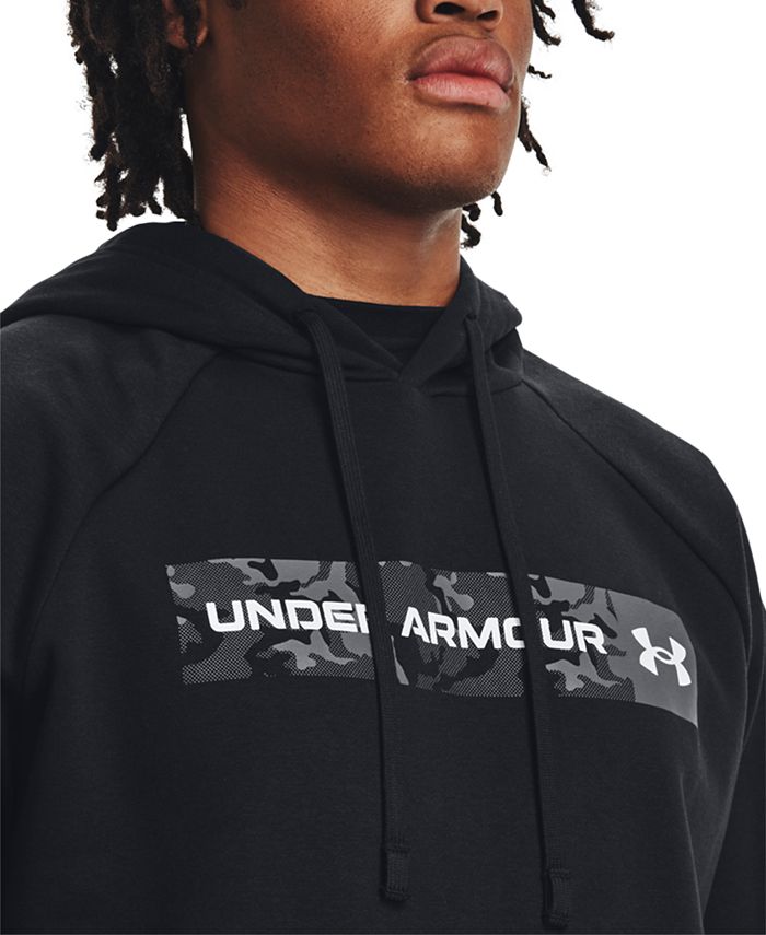 Under Armour Rival Men's Camo Chest Stripe Logo Hoodie - Macy's