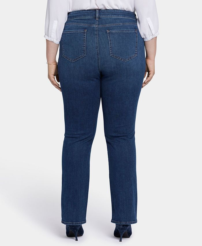 NYDJ Plus Size High Rise Marilyn Straight Jeans - Macy's